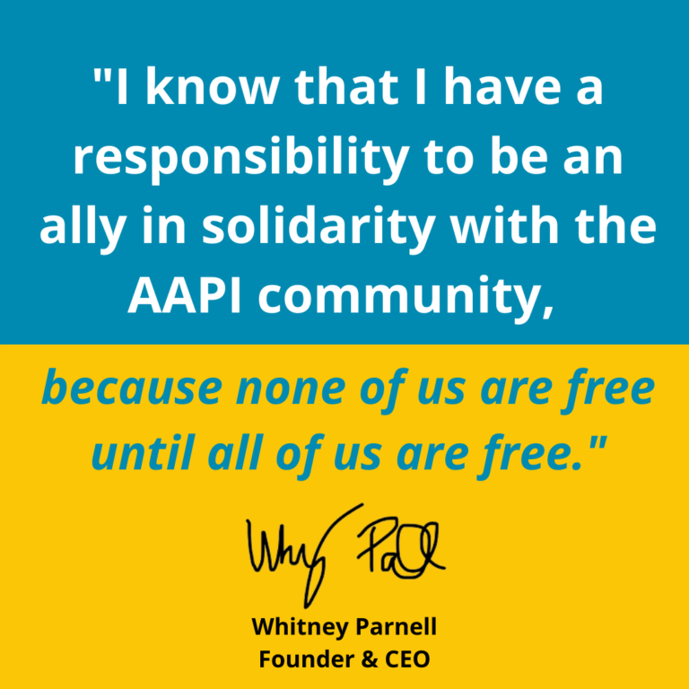 In Solidarity with our Asian-American Siblings - Service Never Sleeps